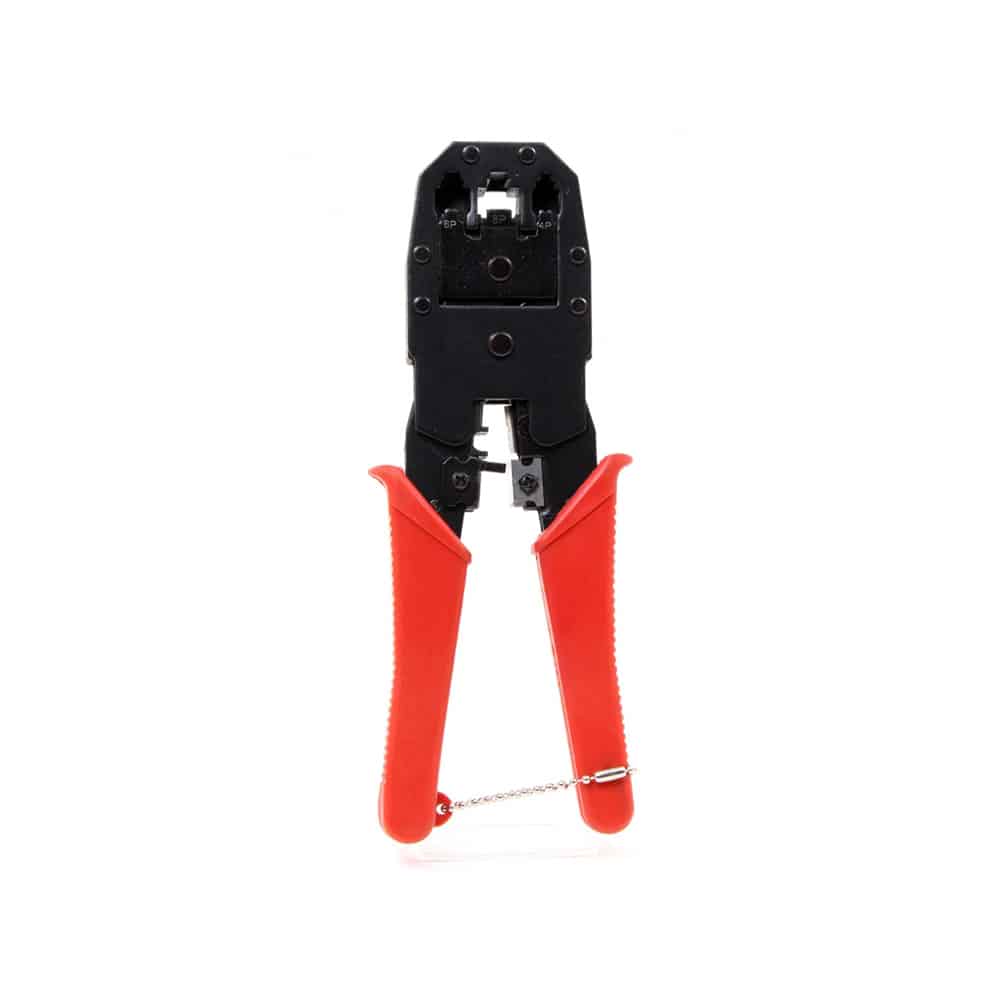 Alicate Especial Para Cravar Fichas de Rede e Telefone Rj45 Rj11 Rj12 ...