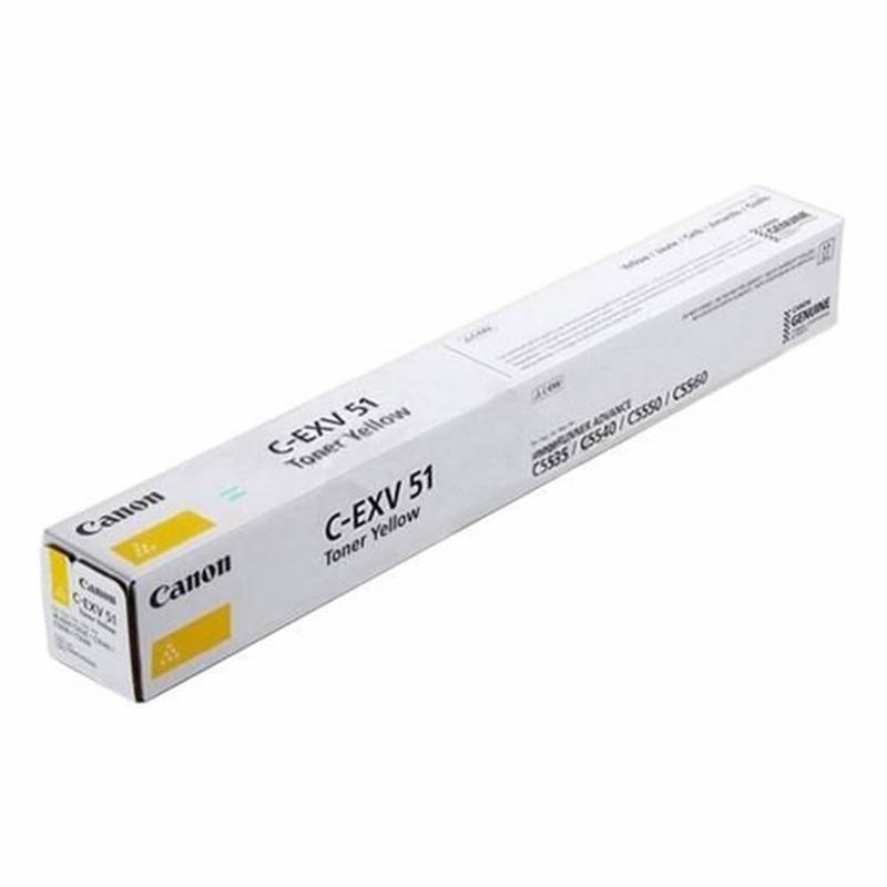 Toner Original Canon CEXV51 Amarelo - Limifield