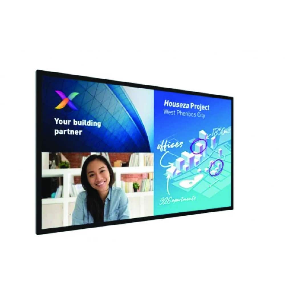 Monitor Display Profissional Philips 55" UHD 4K 350CD 18/7 10 Pontos Touch 55BDL6051C - Limifield