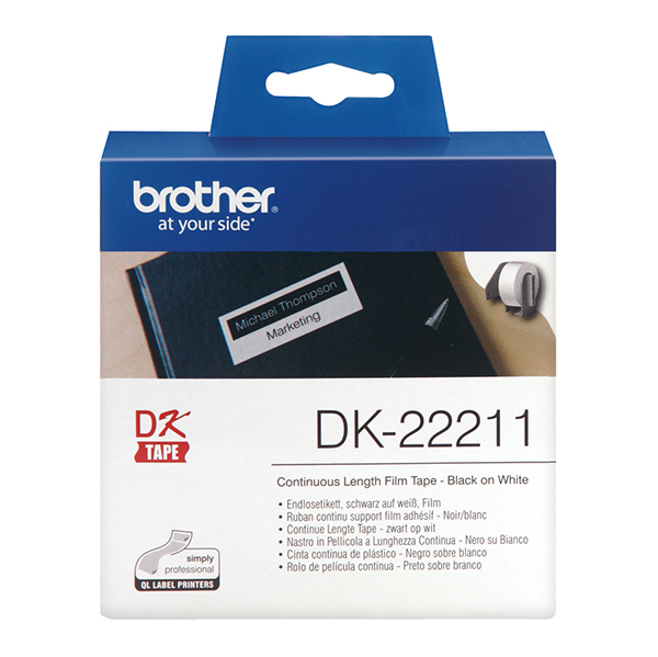 Rolo Película Brother Continuo Branco DK22211 29MM - Limifield